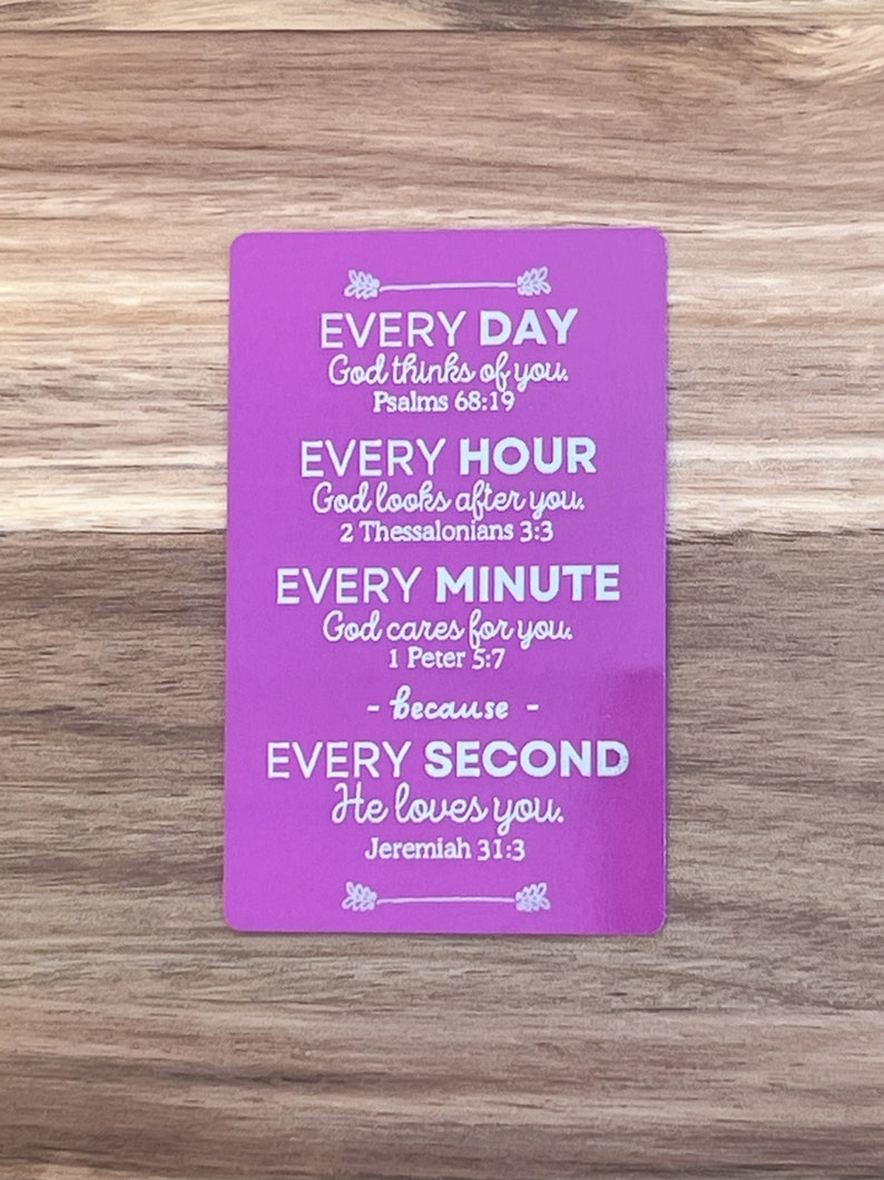 Uplifting Prayer Card, Christian, Faith, Scripture, Bible Verse ...