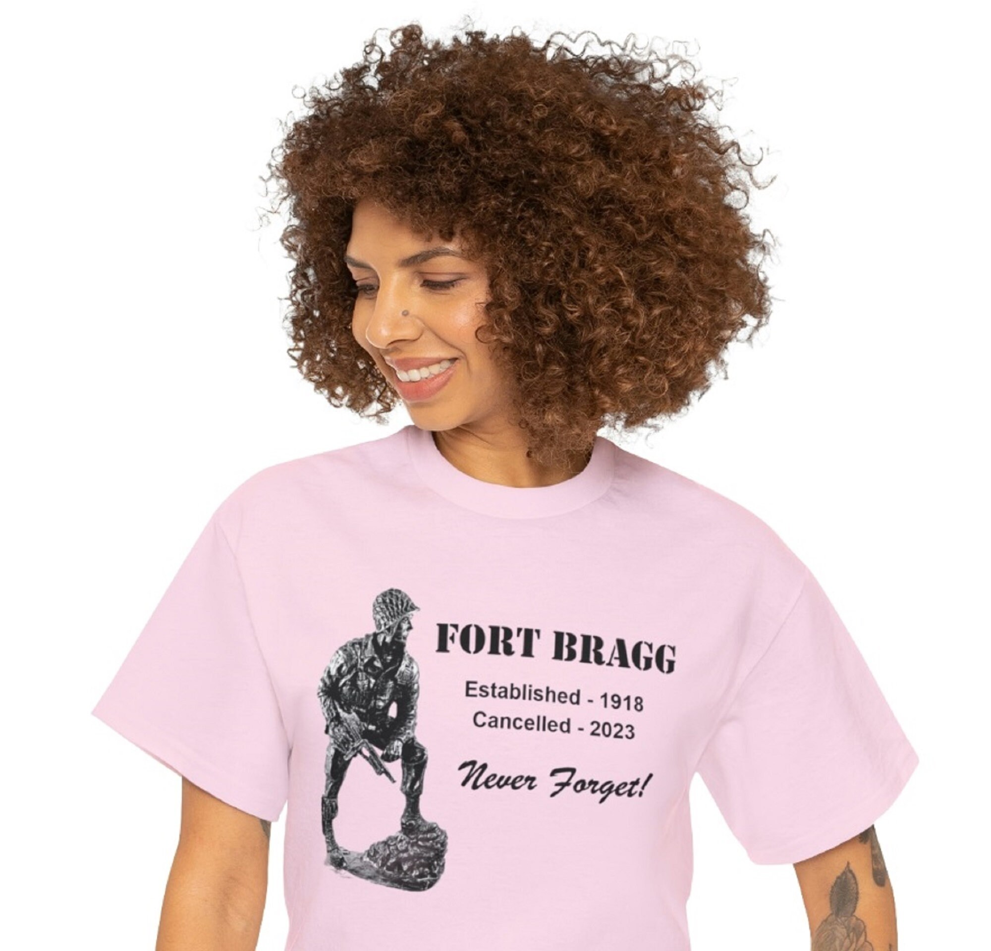 Fort Bragg "never Forget" T-shirt - Etsy