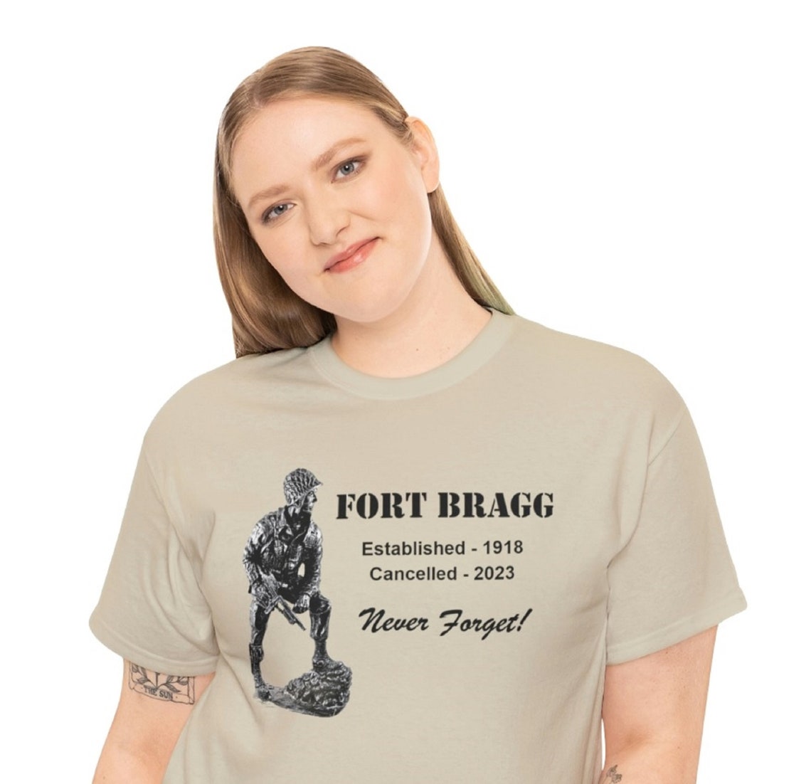 Fort Bragg "never Forget" T-shirt - Etsy