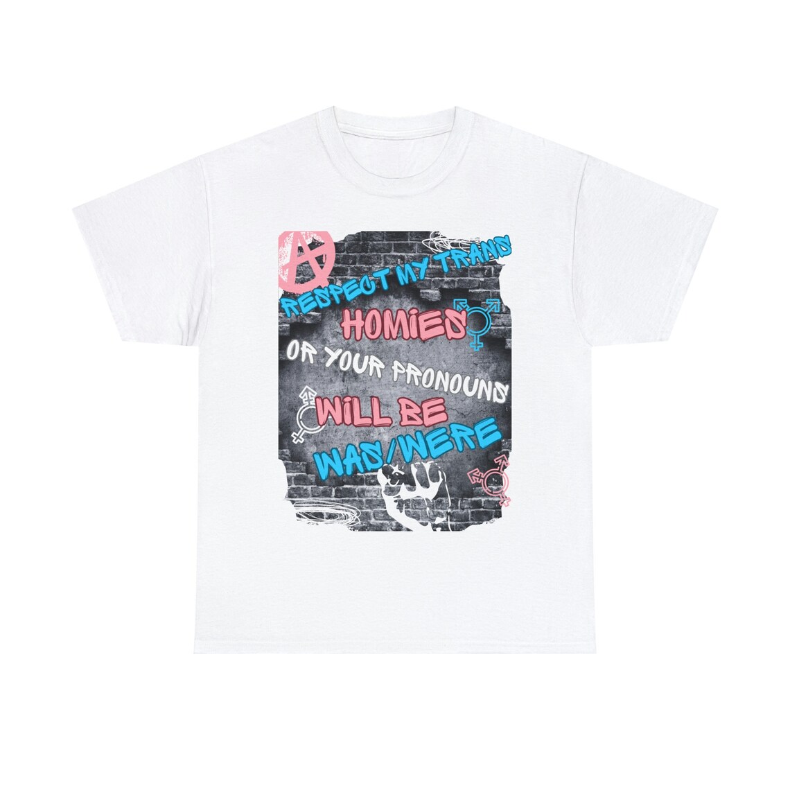 Respect My Trans Homies Transgender Shirt Transgender Gifts - Etsy