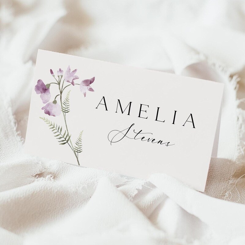 Spring Place Cards - Etsy