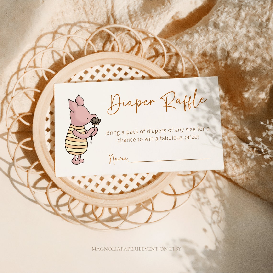 Classic Winnie the Pooh Baby Shower Invitation Set Pooh Bear Invitation ...
