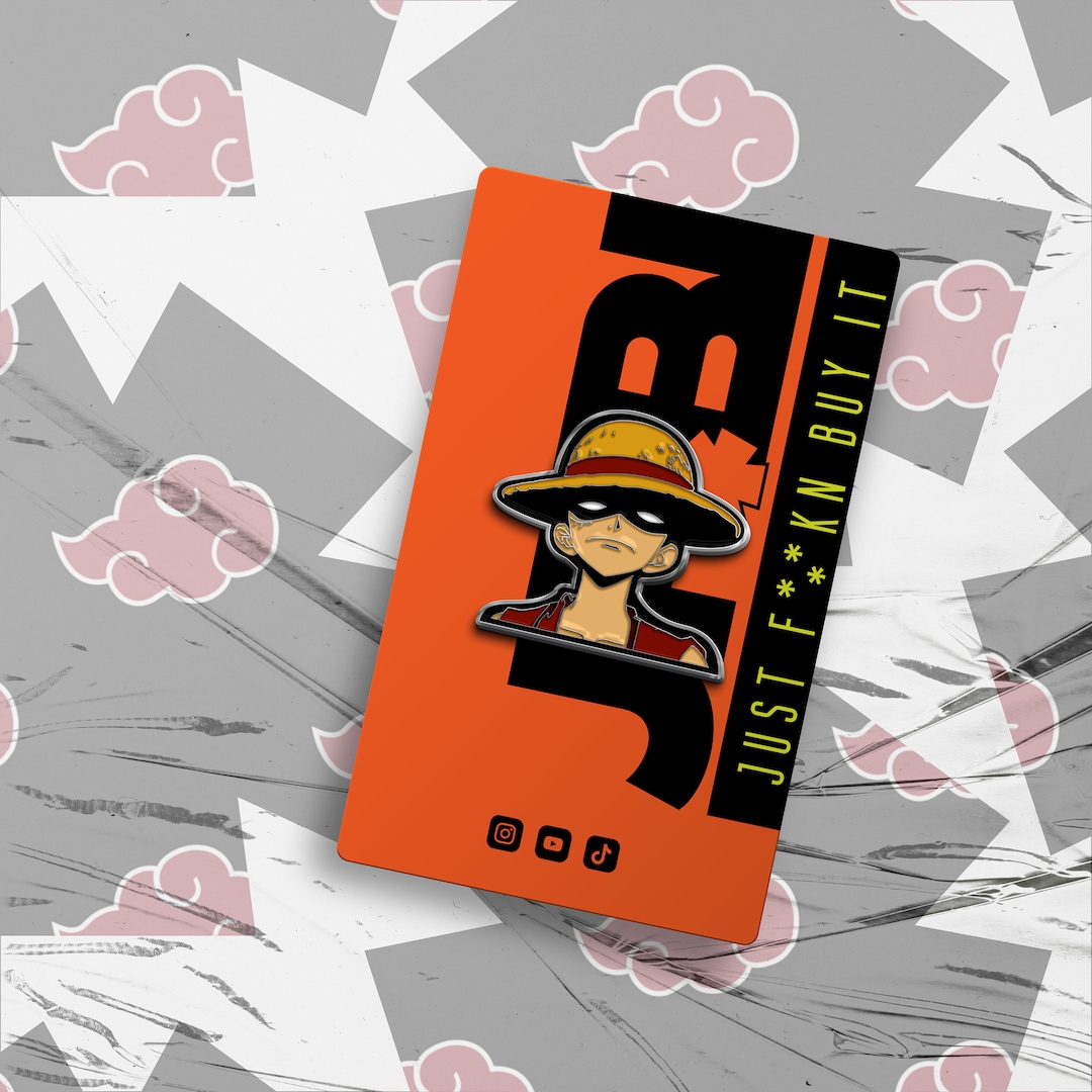 Luffy Anime - One Piece Enamel Pin - Etsy