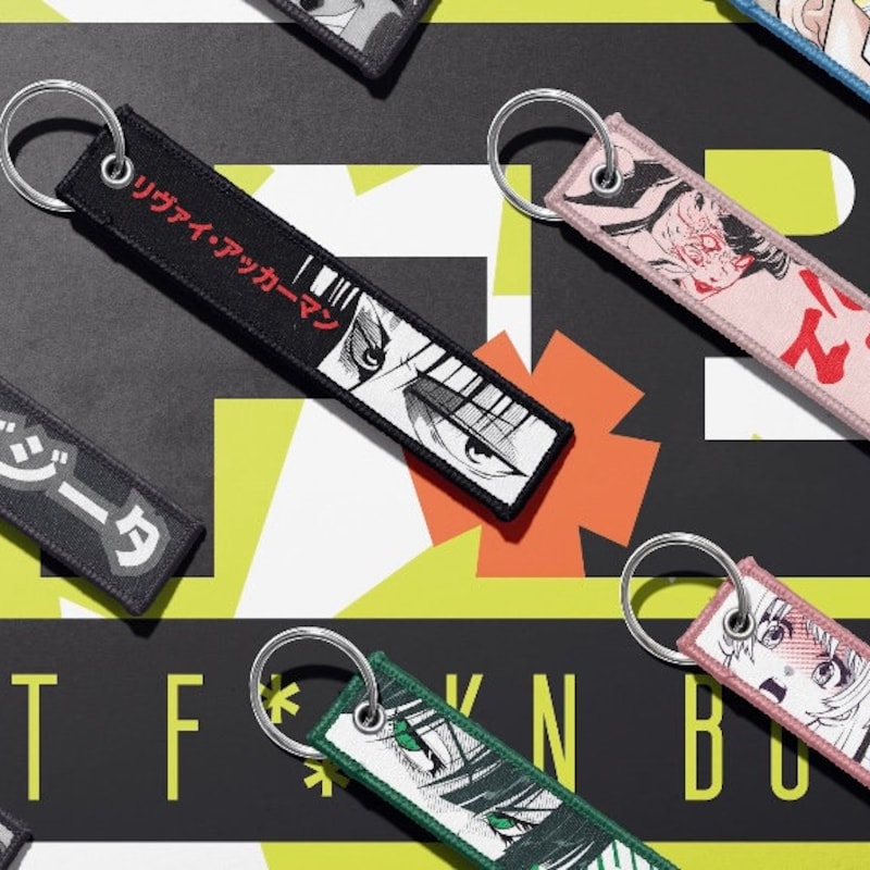 Anime Keychain - Etsy