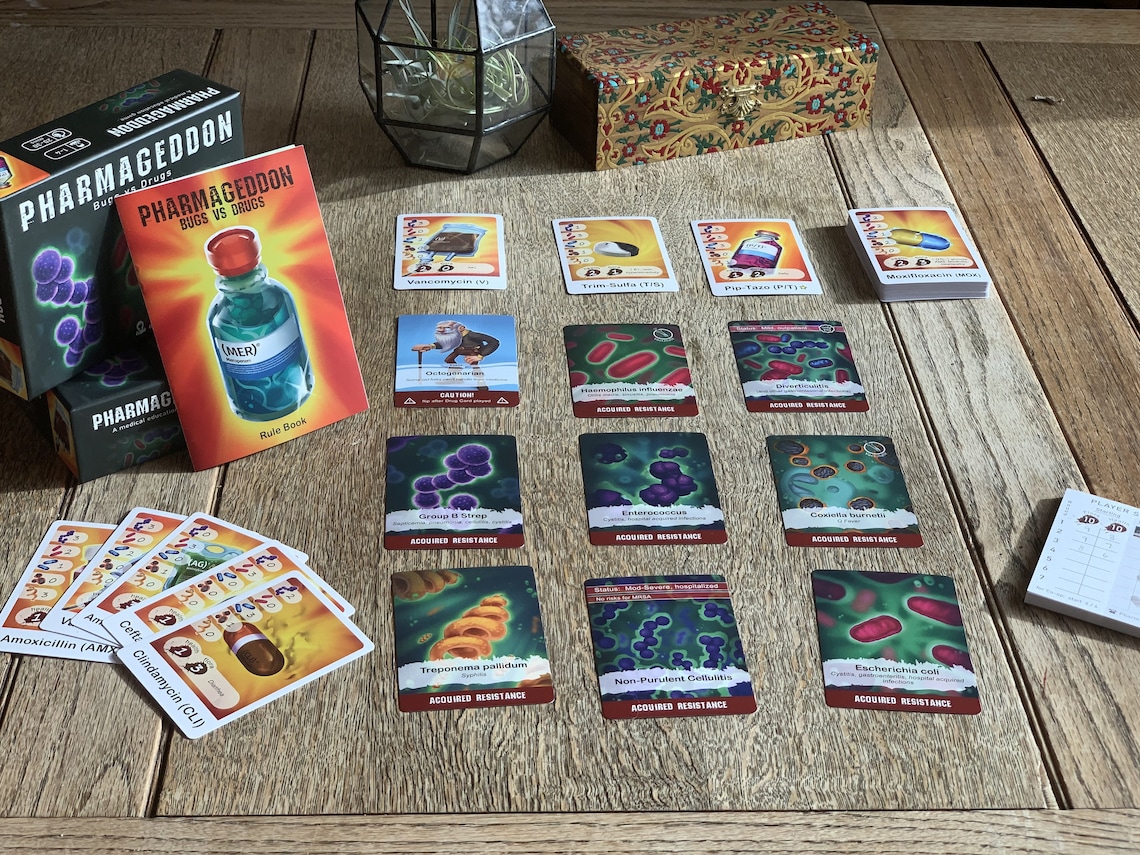 Pharmageddon: Bugs Vs Drugs, A Medical Education Antibiotic Card Game ...