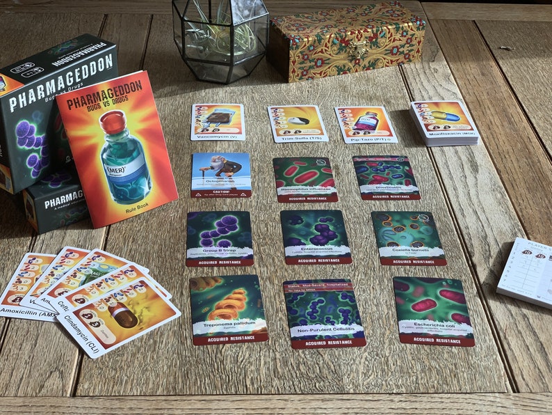 Pharmageddon: Bugs Vs Drugs, A Medical Science Educational Card Game - Etsy