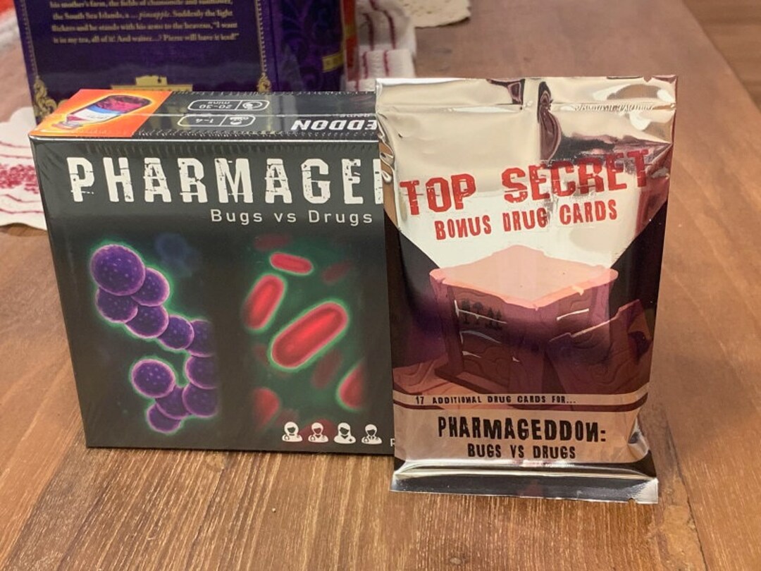 Pharmageddon: Bugs Vs Drugs Top Secret Drug Card Pack - Etsy Australia