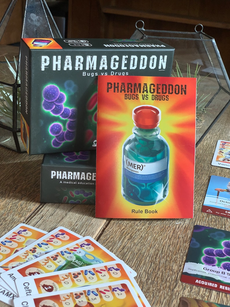 Pharmageddon: Bugs Vs Drugs, A Medical Education Antibiotic Card Game ...