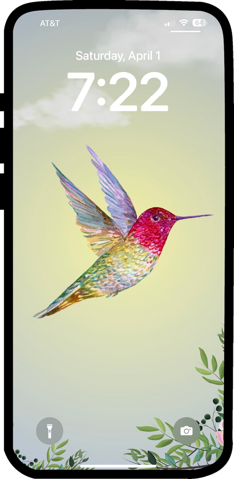 Hummingbird Wallpaper | iPhone | Instant Download | Beautiful Spring ...