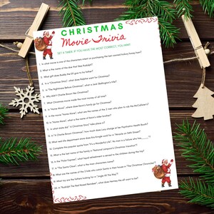 Printable Christmas Game, Christmas Party Games, Christmas Family Game ...