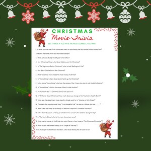 Printable Christmas Game, Christmas Party Games, Christmas Family Game ...