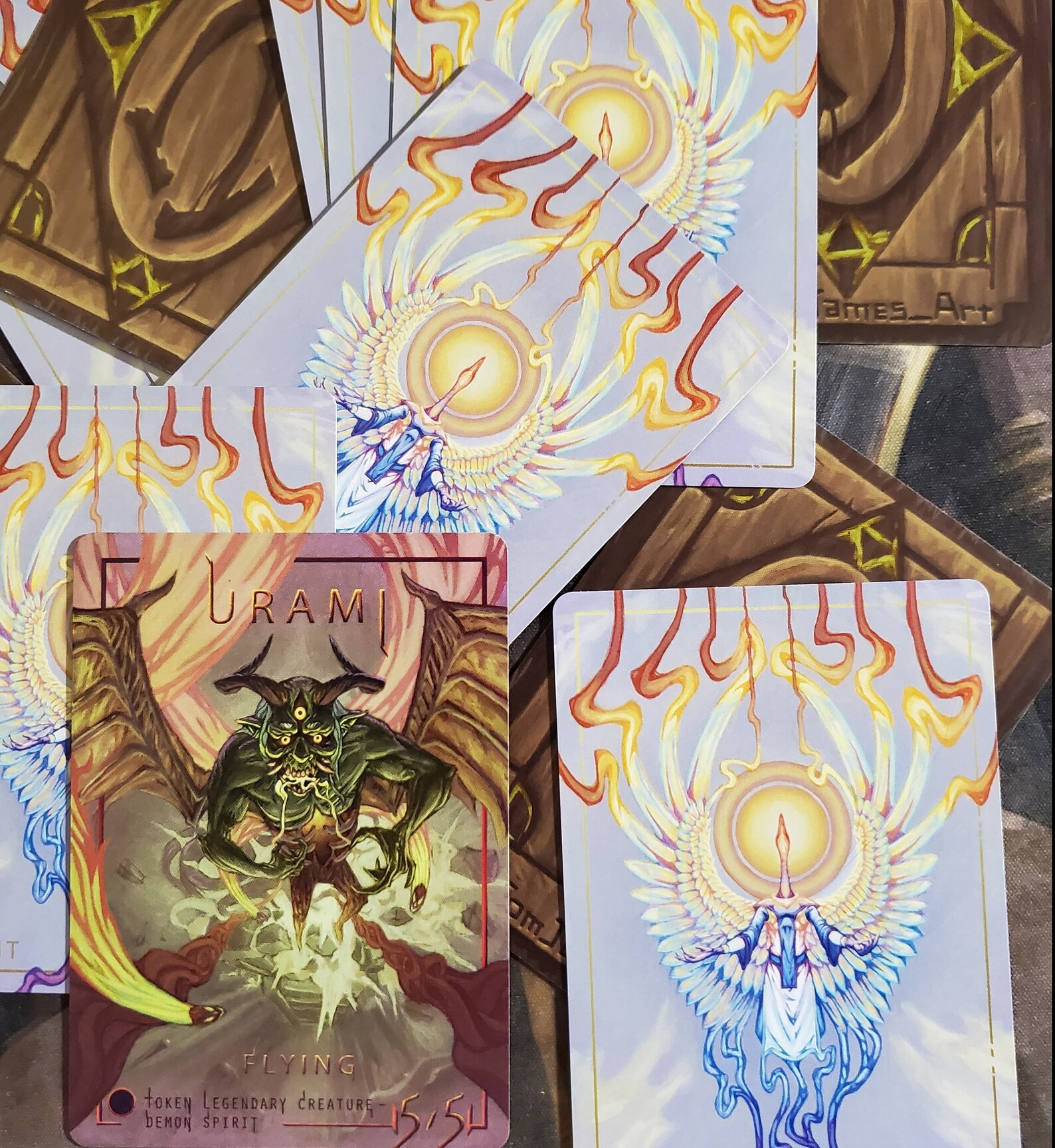 Copy Token (archon of Cruelty X Orvar) - Magic Style Token, Mtg Custom ...