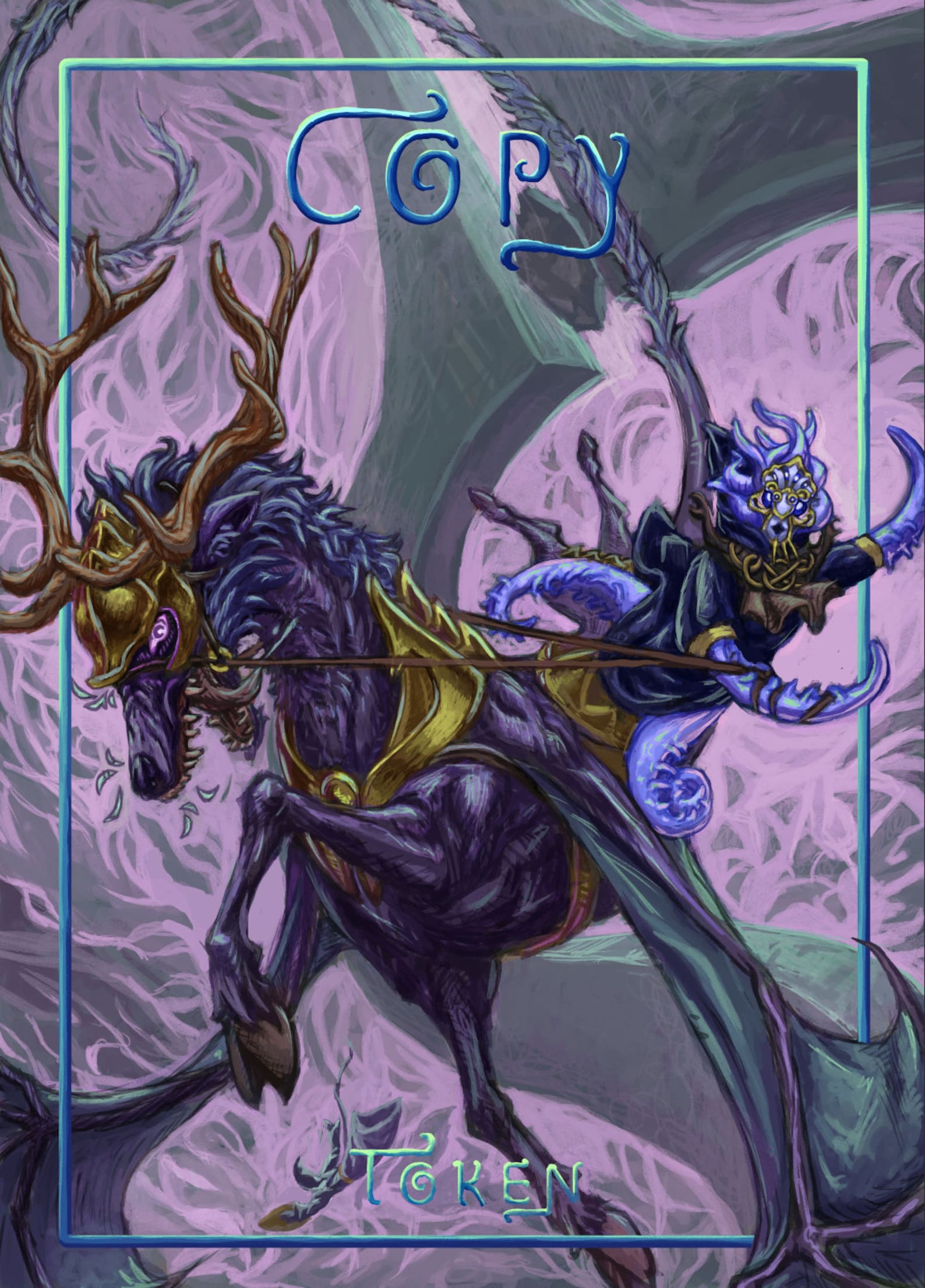 Copy Token (archon of Cruelty X Orvar) - Magic Style Token, Mtg Custom ...