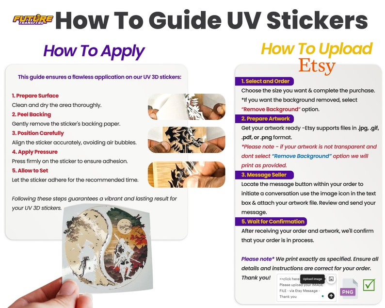 3D UV Acrylic Gang Sheet, Personalised DTF Diy Sticker, Any Custom Logo ...