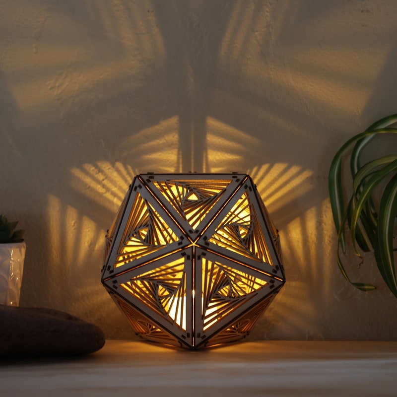 Sacred Geometry Lamp - Etsy