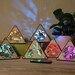 Adorable Heart LED Shadow Lamp, Girls Nightlight, Cordless Nightstand ...