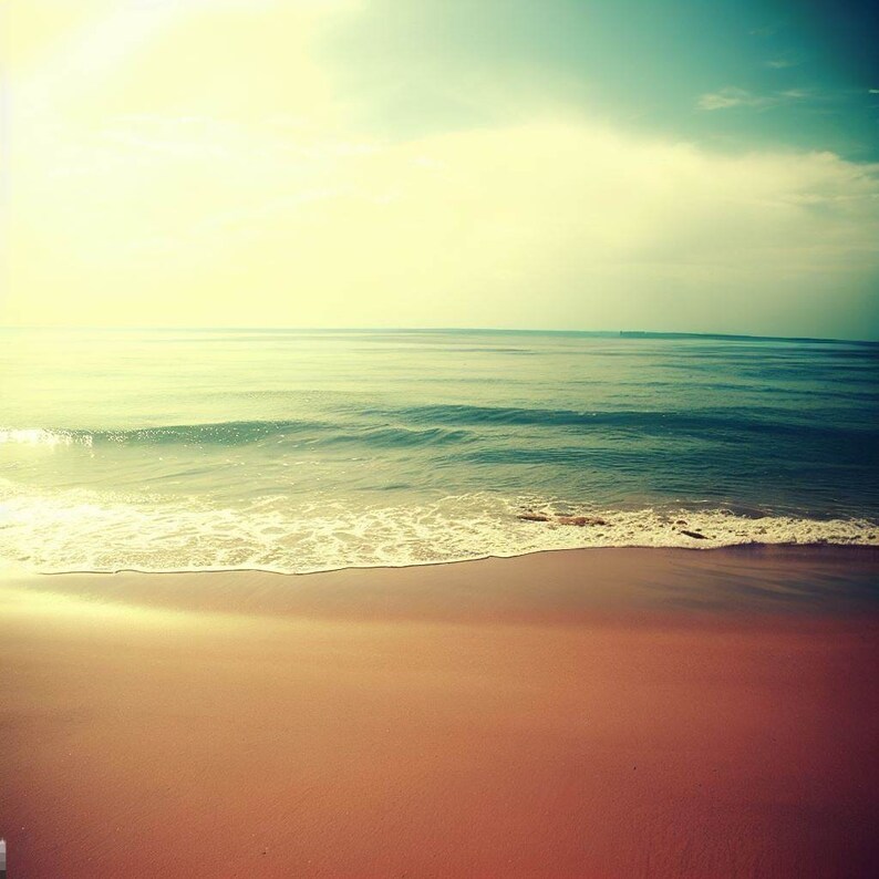 4 Digital Beach Backgrounds. Peaceful, Vibrant Digital Wallpapers for ...