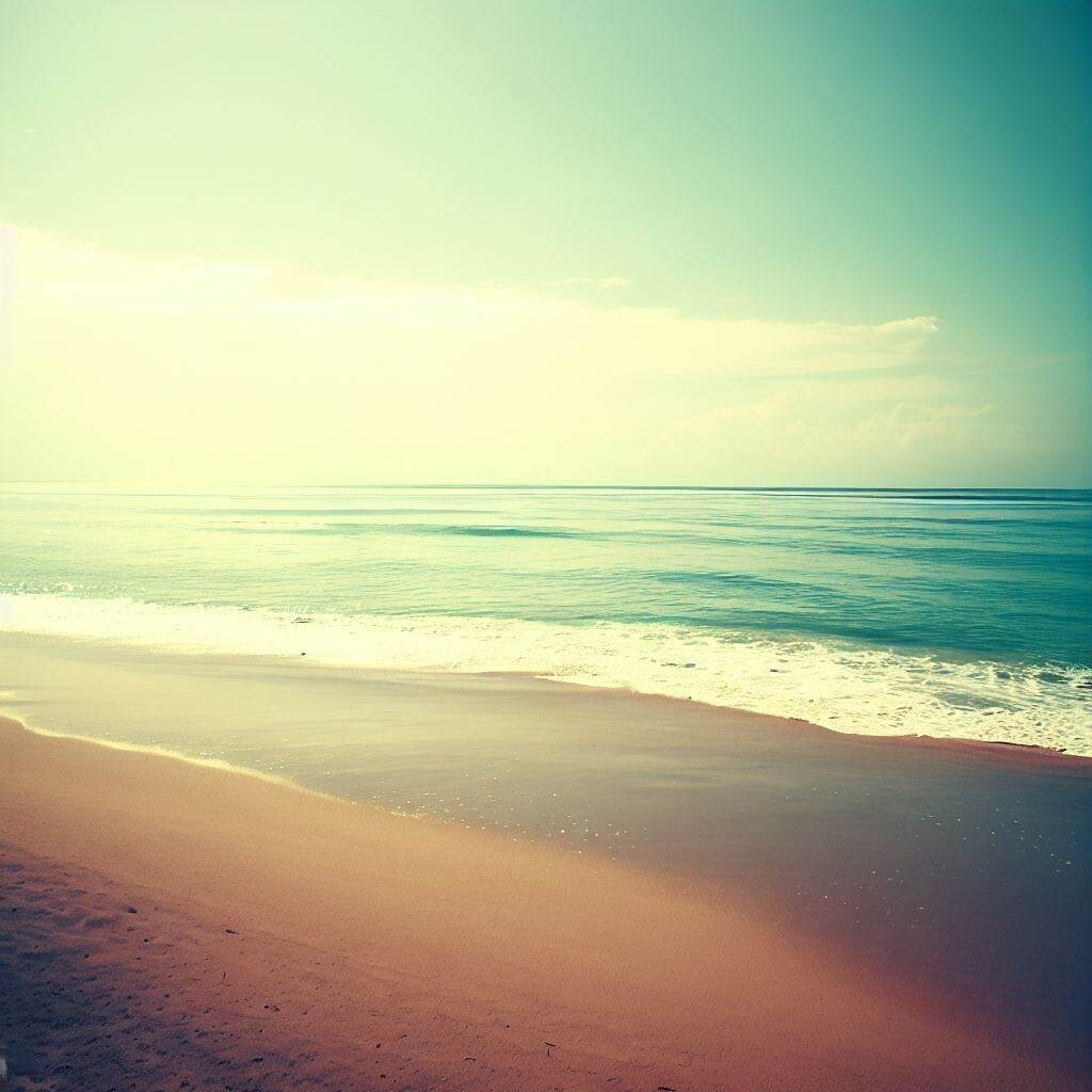 4 Digital Beach Backgrounds. Peaceful, Vibrant Digital Wallpapers for ...