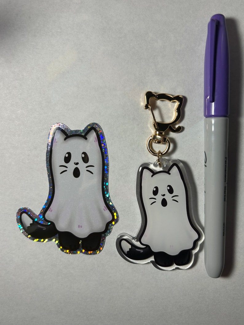 Halloween Cat Stickers ! - Etsy