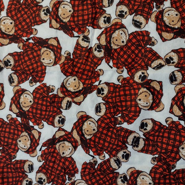Joe Boxer Bear Fabric - Etsy