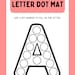Colorful Playful Alphabet Dot Mat Worksheets - Etsy