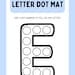 Colorful Playful Alphabet Dot Mat Worksheets - Etsy