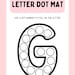 Colorful Playful Alphabet Dot Mat Worksheets - Etsy
