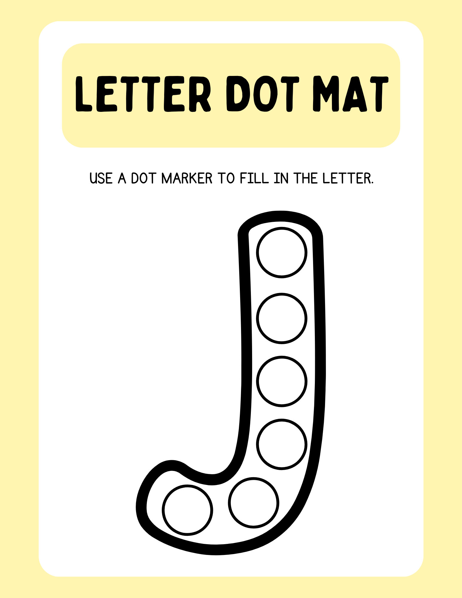 Colorful Playful Alphabet Dot Mat Worksheets - Etsy