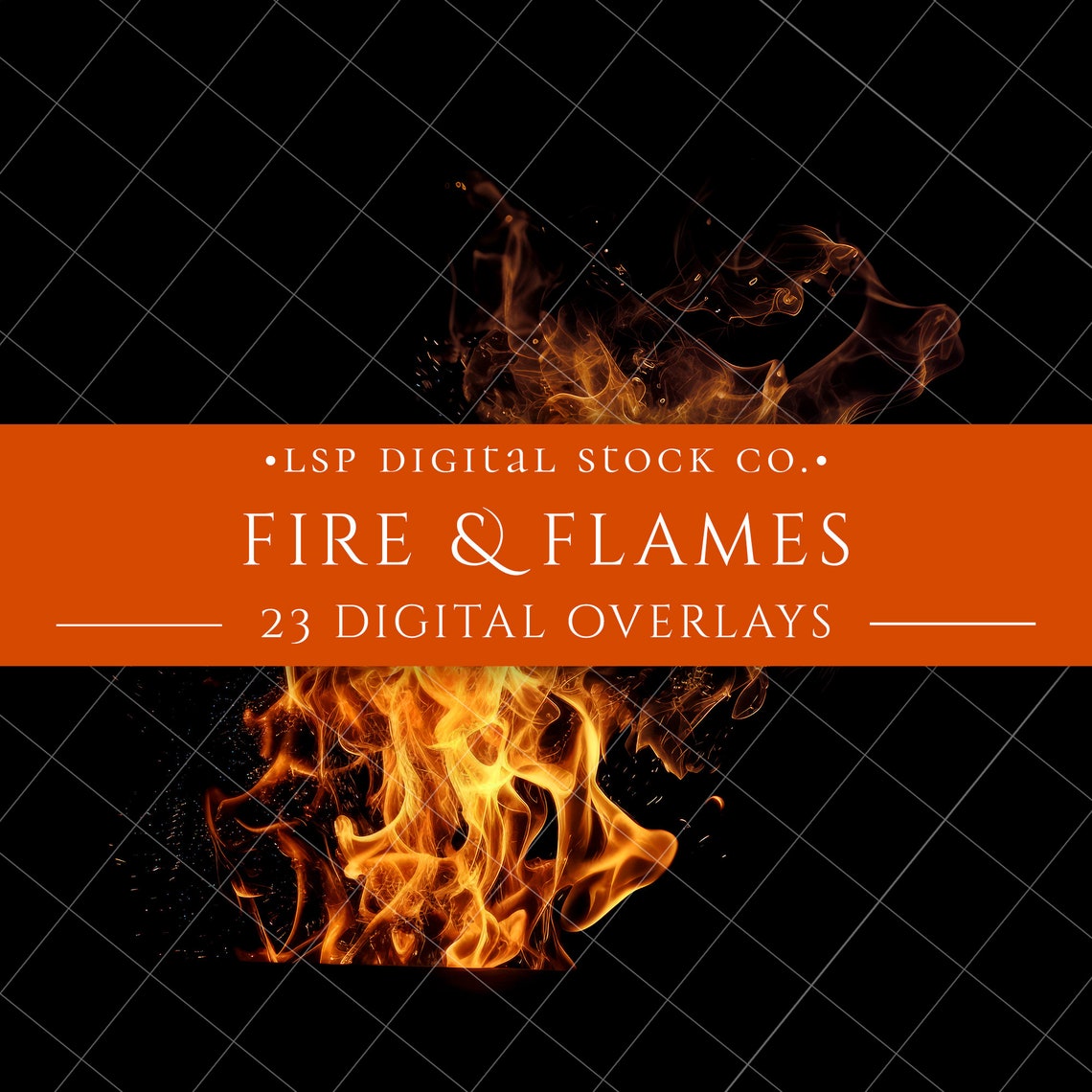 23 Fire & Flames Photoshop Overlays - Etsy
