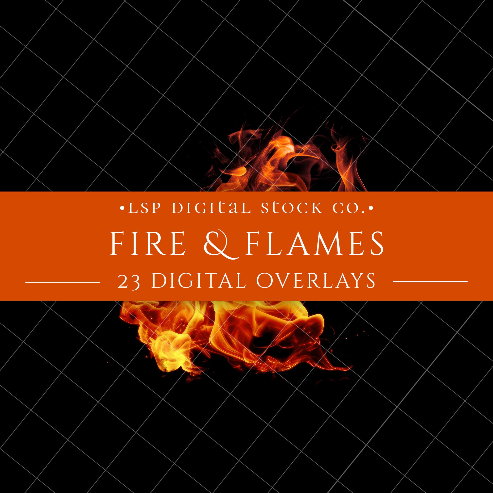 23 Fire & Flames Photoshop Overlays - Etsy