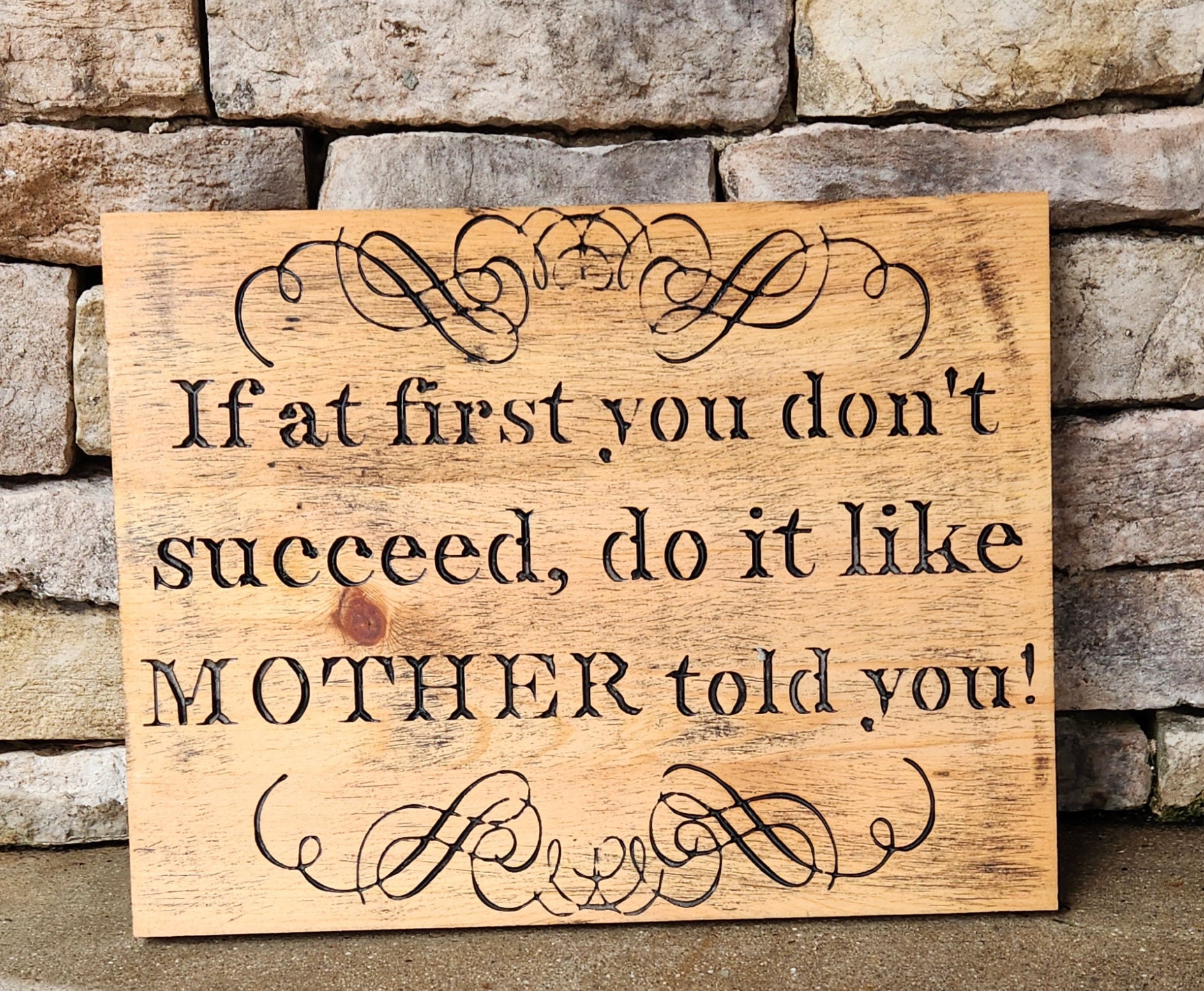 Here's a Reminder of Your Mother...remember Mother's Words to Succeed ...