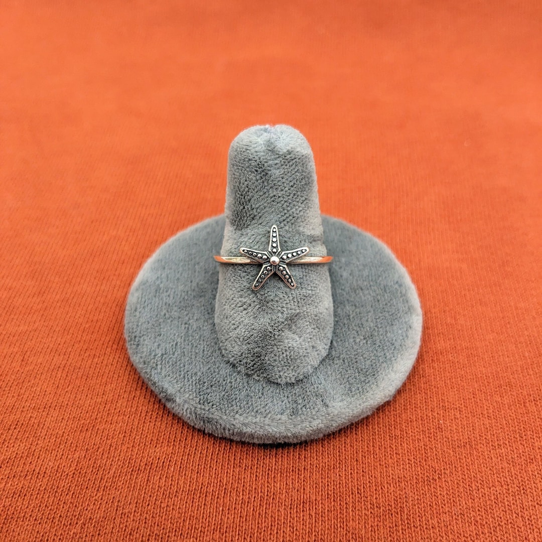 Sterling Silver Starfish Ring Star Fish Beachcore Summer Minimalist ...