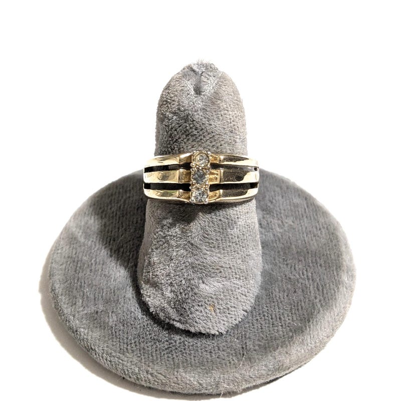 Vintage Mcm Stone Ring - Etsy