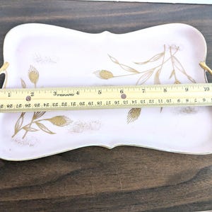 Vintage 60s Pink Vanity Tray Set Perfume Bottle Gold Accents Romantic ...