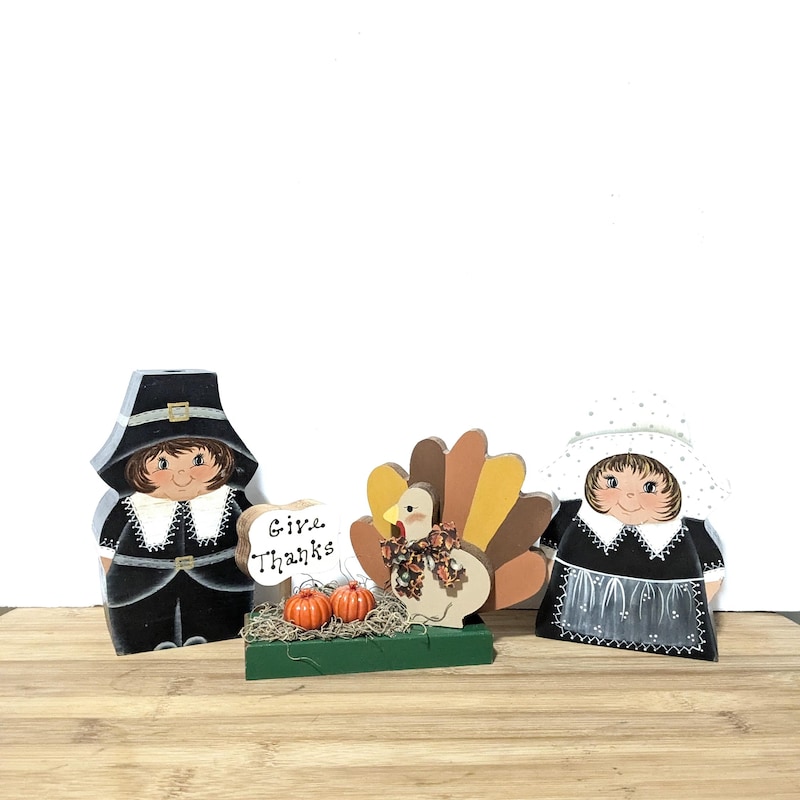 Pilgrim Figurine - Etsy