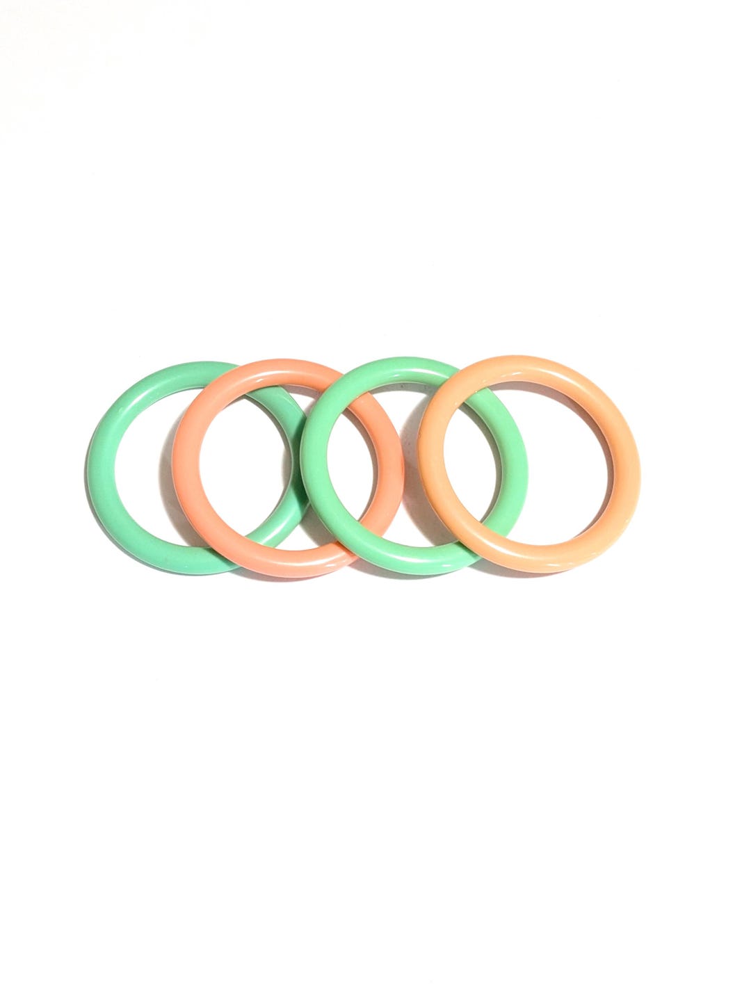 Vintage 70s Avon Plastic Bangle Bracelets Set 1979 Color Go Round Mint ...