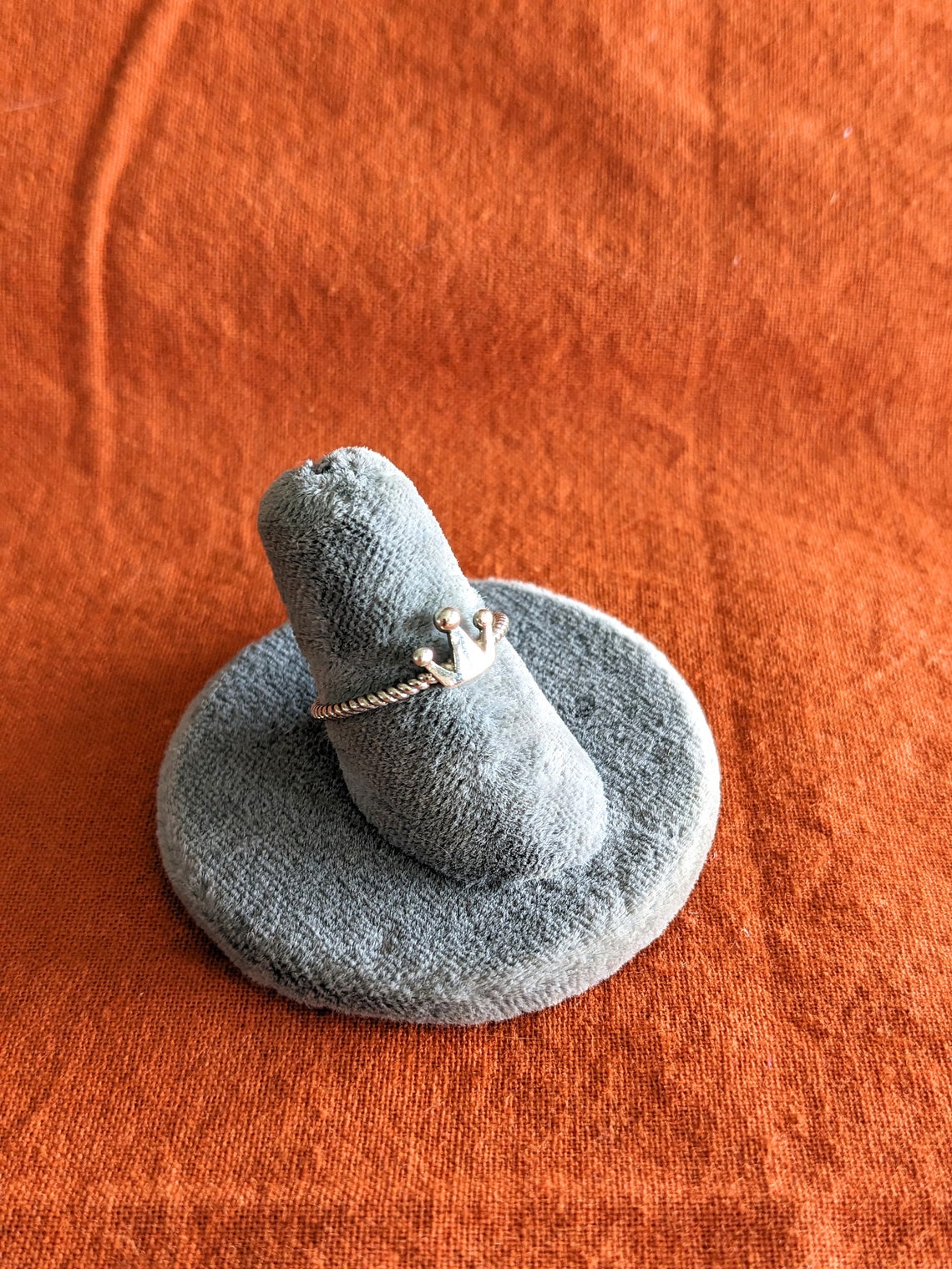 Sterling Silver Crown Ring King Queen Jester Hat - Etsy