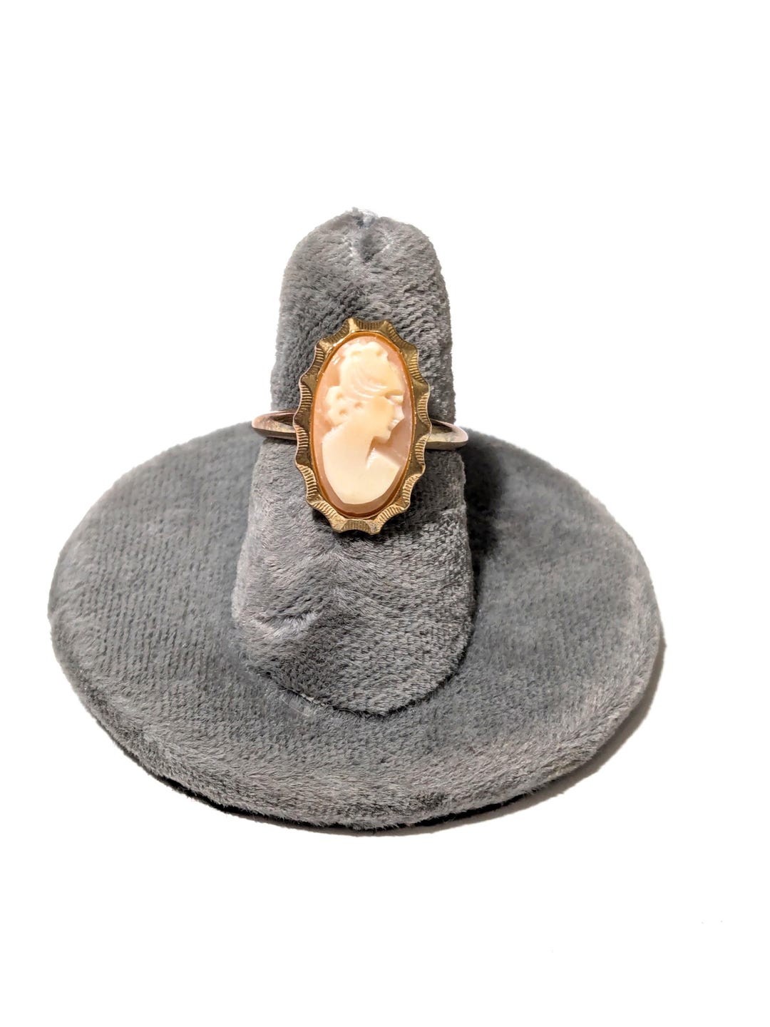 Vintage 70s Sarah Coventry Ring Carnelian Cameo 12kt Gold Filled 1973 ...