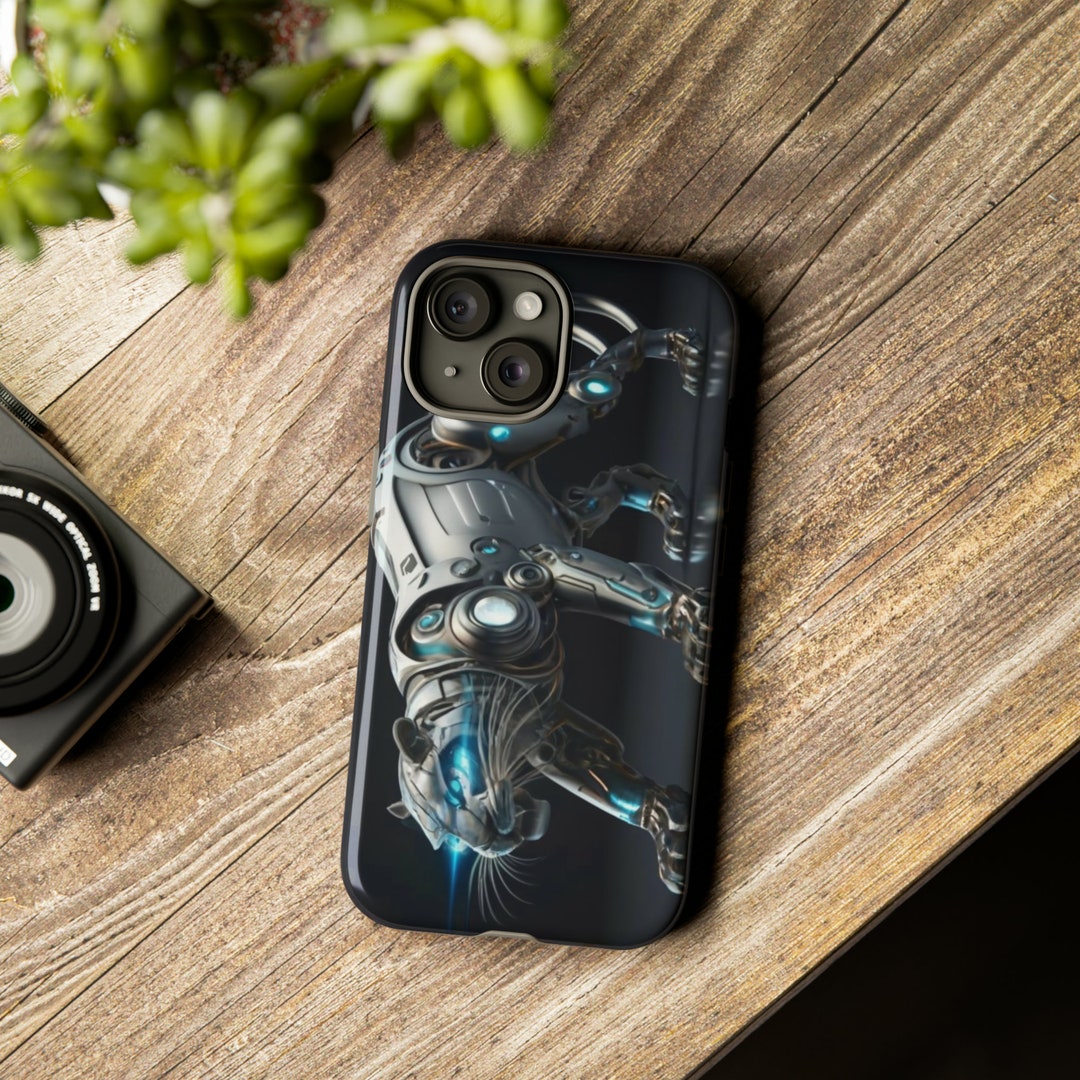 Futuristic Robotic Panther Tough Phone Case - Etsy