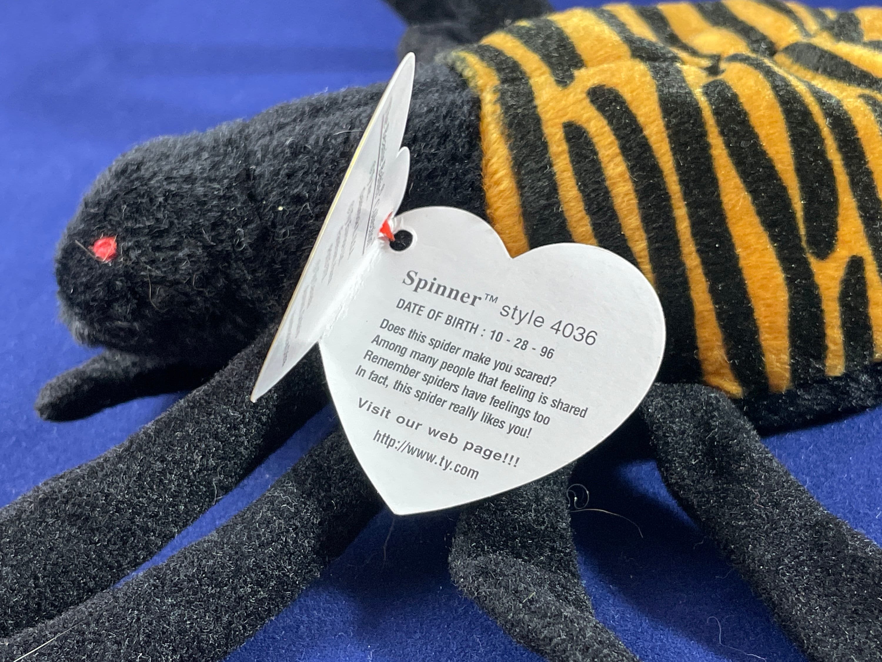 Spinner the Spider, Ty Beanie Baby - Etsy