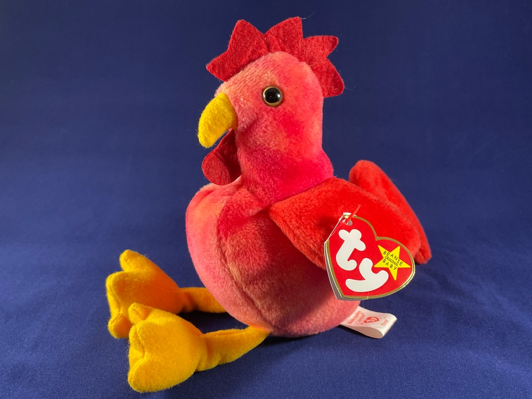 Strut the Rooster - Ty Beanie Baby - Etsy