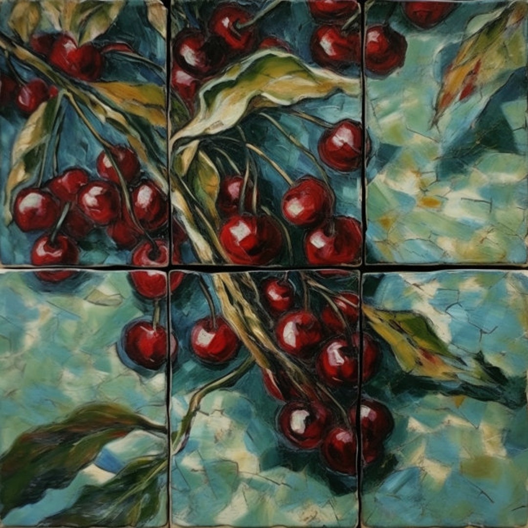 Cherry Design Printable Paper - Etsy