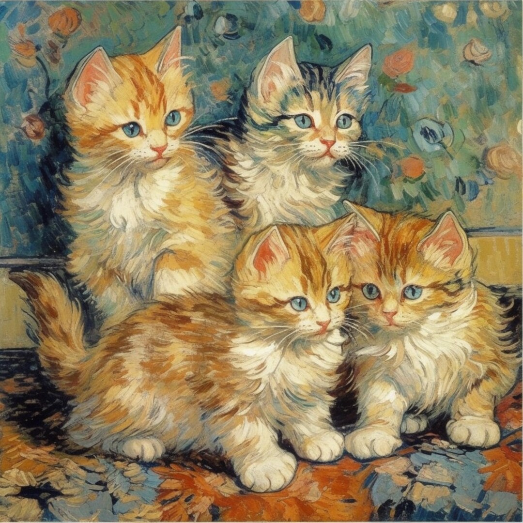 Cat Design Paper - Etsy