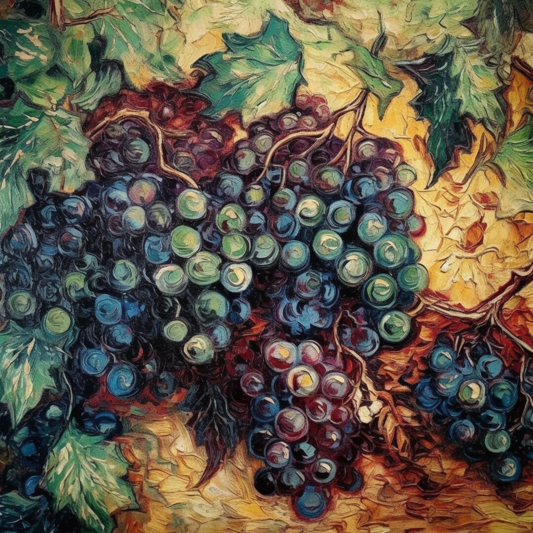 Grapes Themed Digital Download - Etsy