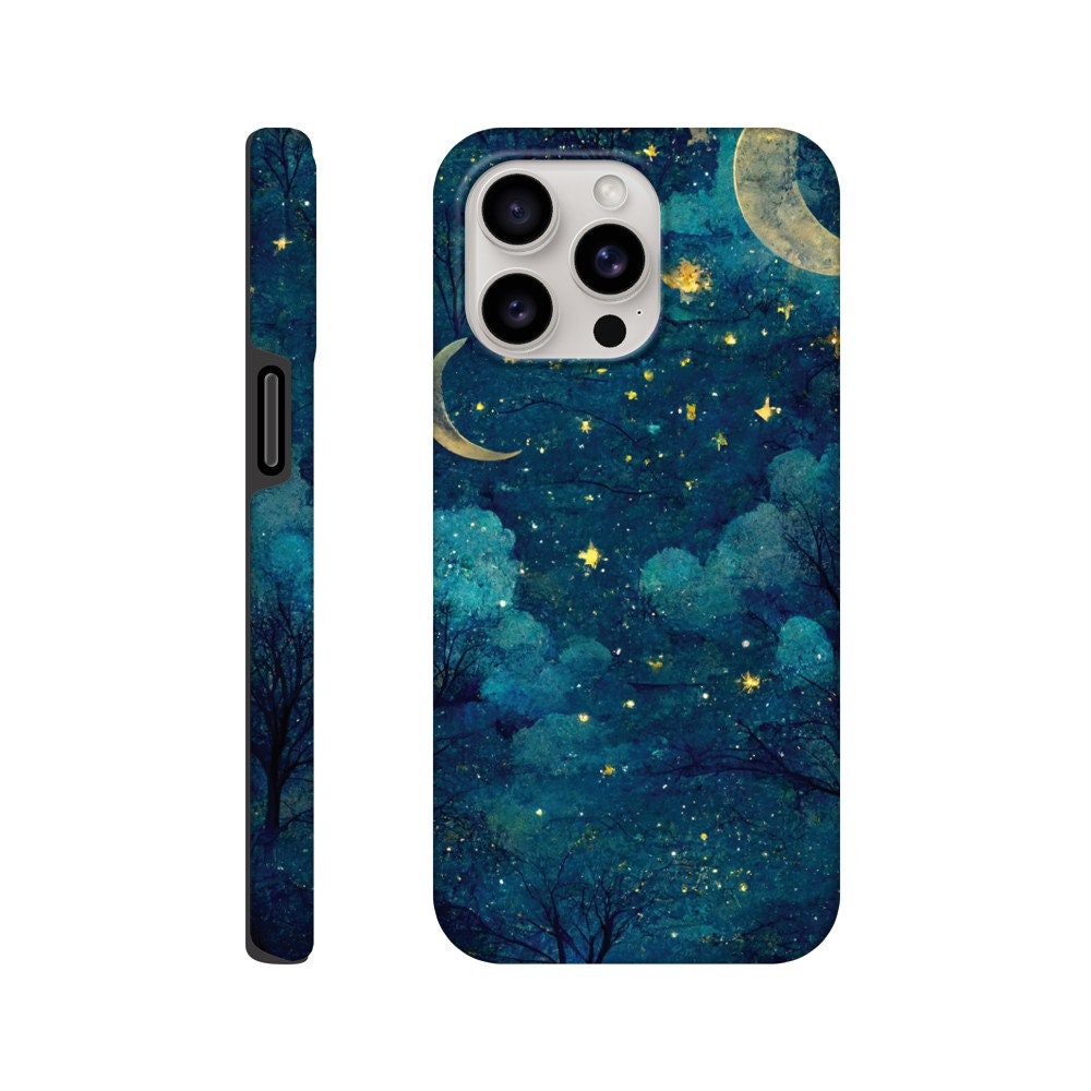 Celestial Aesthetic Starry Night Sky Tough Phone Case 15/14/13/12/11/XS ...