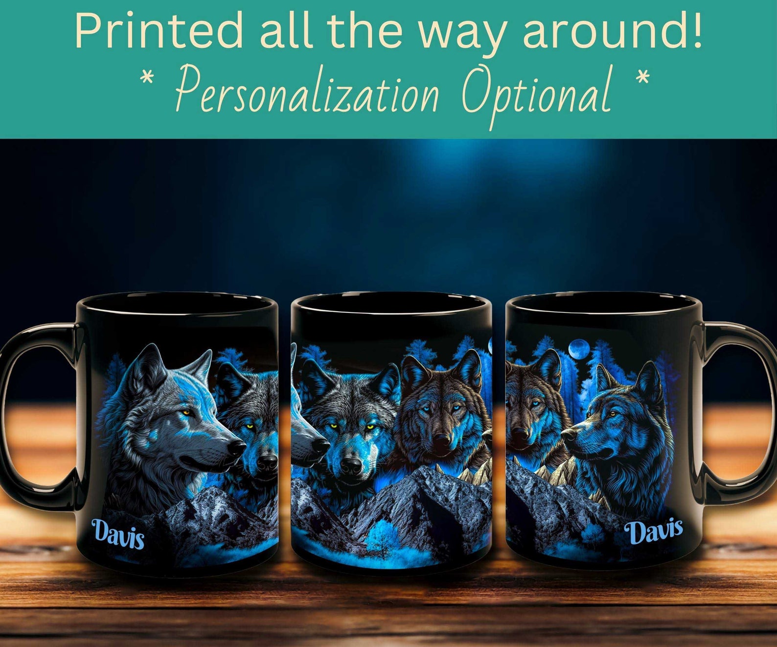 Wolf Mug, Wolf Coffee Cup, Wolf Gifts for Men, Wolf Gifts for Women ...