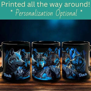 Wolf Mug, Wolf Coffee Cup, Wolf Gifts for Men, Wolf Gifts for Women ...