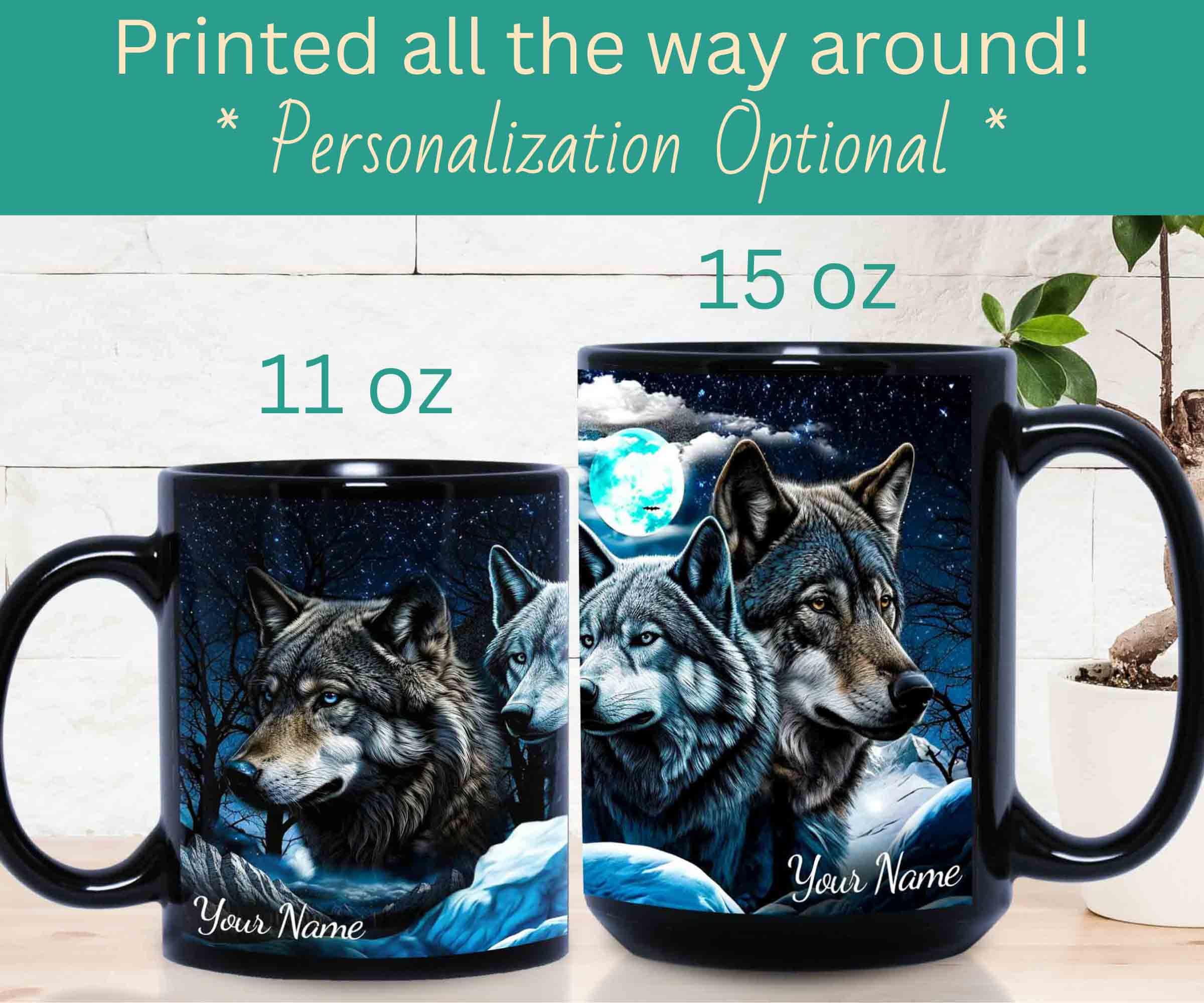 Wolf Mug Wolf Coffee Cup Wolf Gifts for Men Wolf Gifts for - Etsy