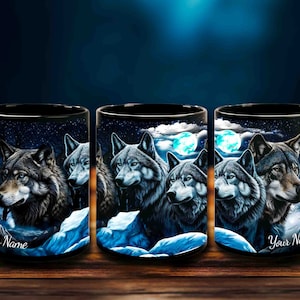 Wolf Mug, Wolf Coffee Cup, Wolf Gifts for Men, Wolf Gifts for Women ...