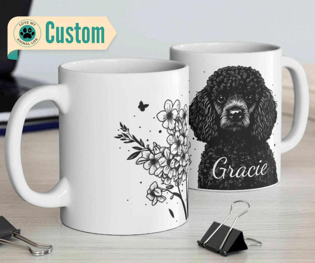 Poodle Mug, Poodle Gift, Poodle Lover Gift, Poodle Gift for Men, Poodle ...